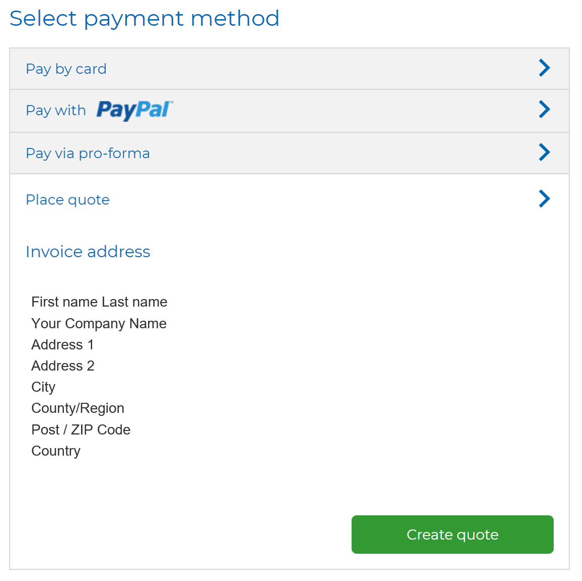 How to create a quote online?